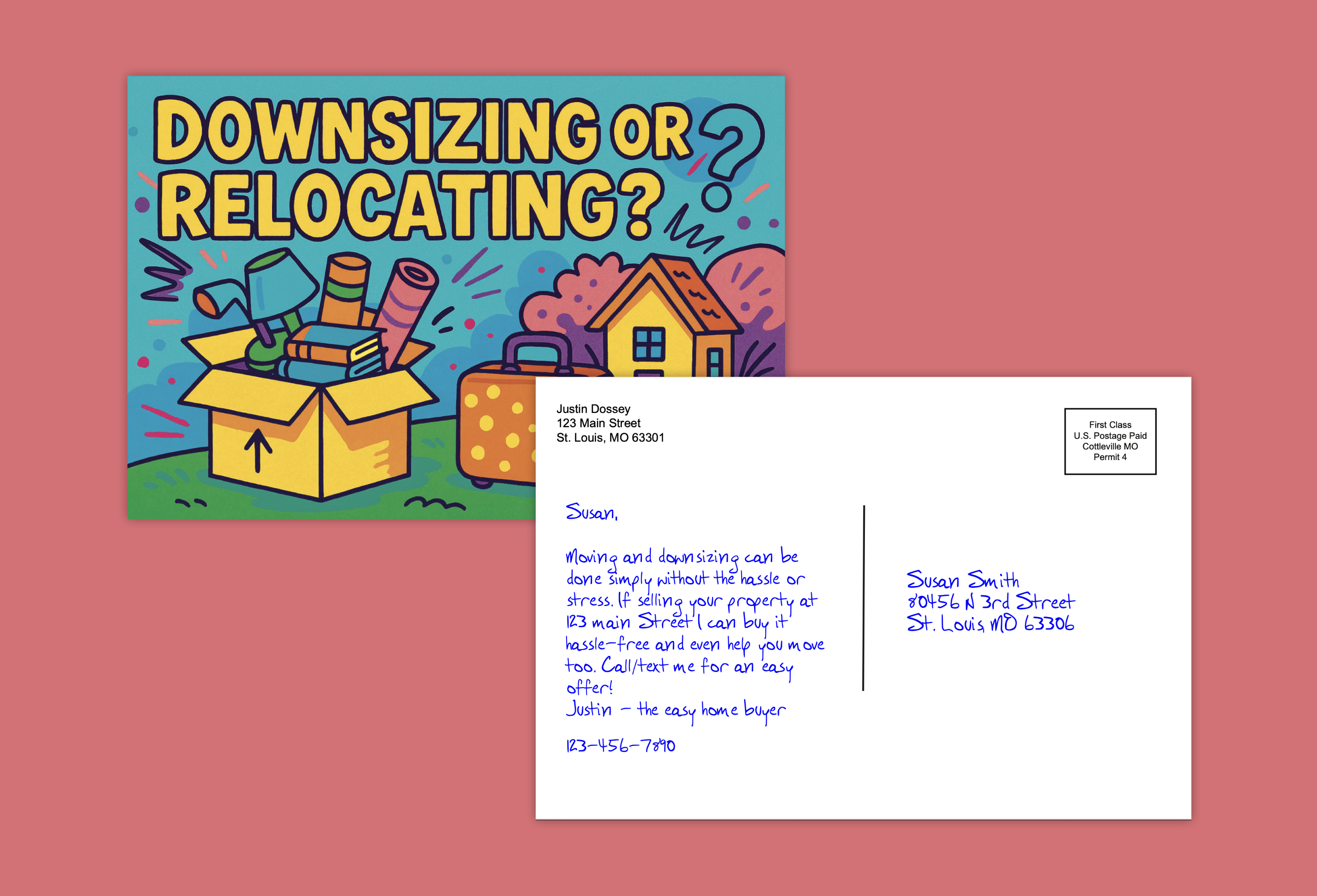Downsizing Postcard – Ballpoint Marketing